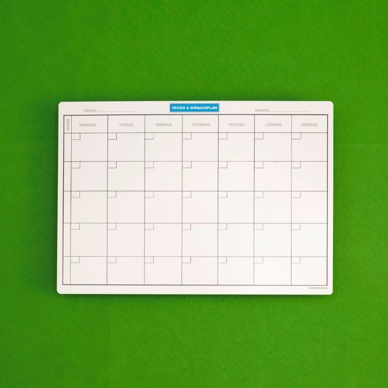 A3 Vecko/Månadsplan - Timebutler